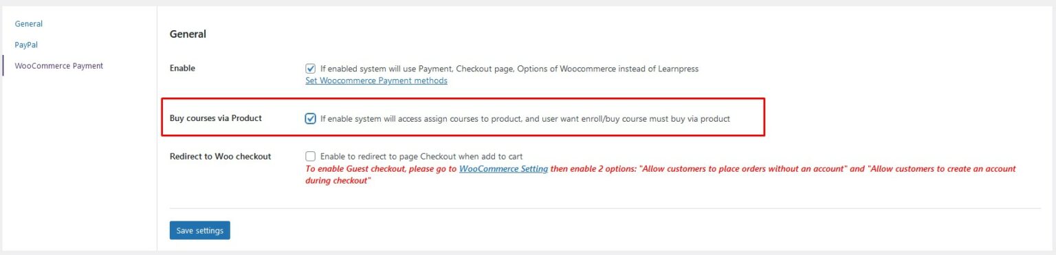 Woocommerce Add On For Learnpress Thimpress