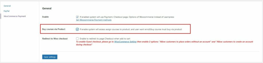 WooCommerce Add-On for LearnPress - ThimPress