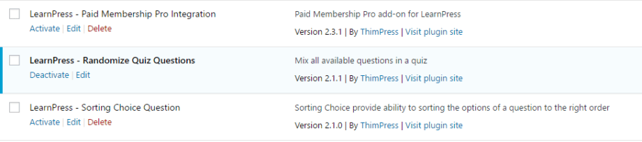 Random Quiz Add On For Learnpress Thimpress