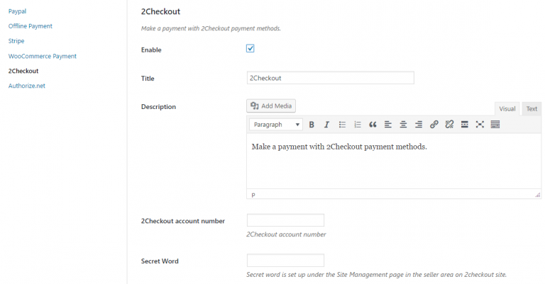 2Checkout Add-on for LearnPress - ThimPress