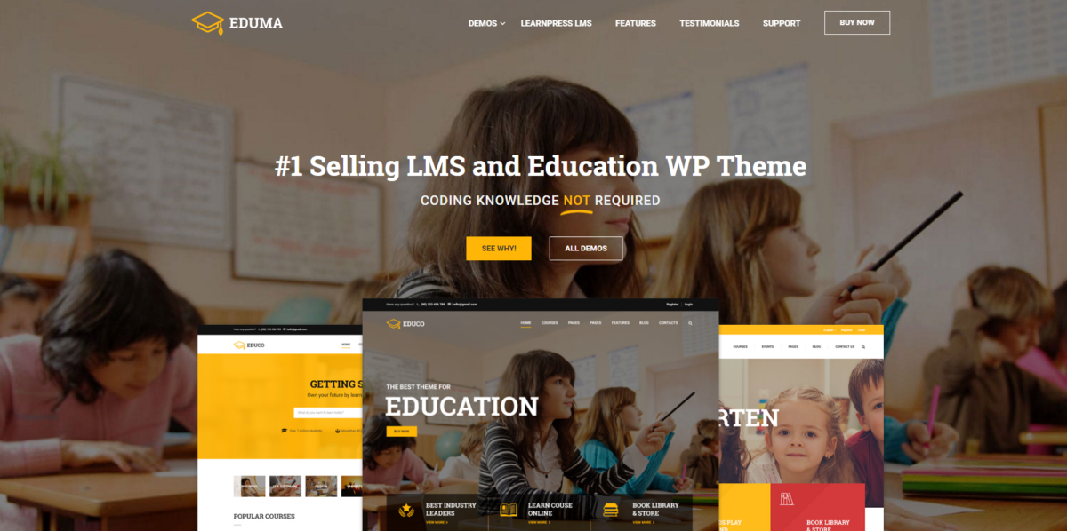 Education WordPress Theme for eLearning - Education WP