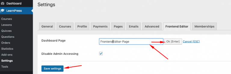 Frontend Editor Add On For Learnpress Thimpress