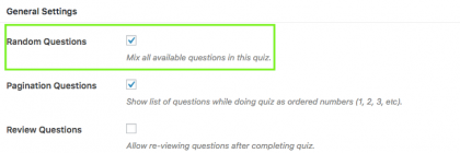 Random Quiz Add-on for LearnPress - ThimPress