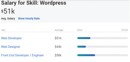WordPress Developer Salary Overview In 2025