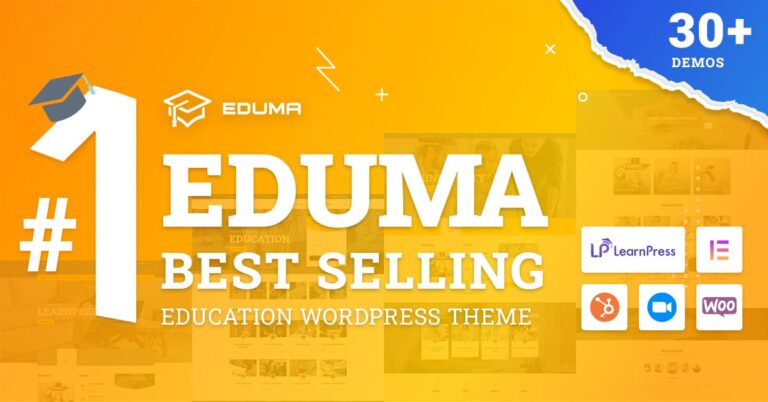 8+ Best Education Elearning & LMS WordPress Themes 2025