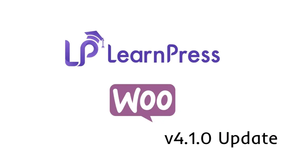 LearnPress Add-on WooCommerce v4.1.0 Update