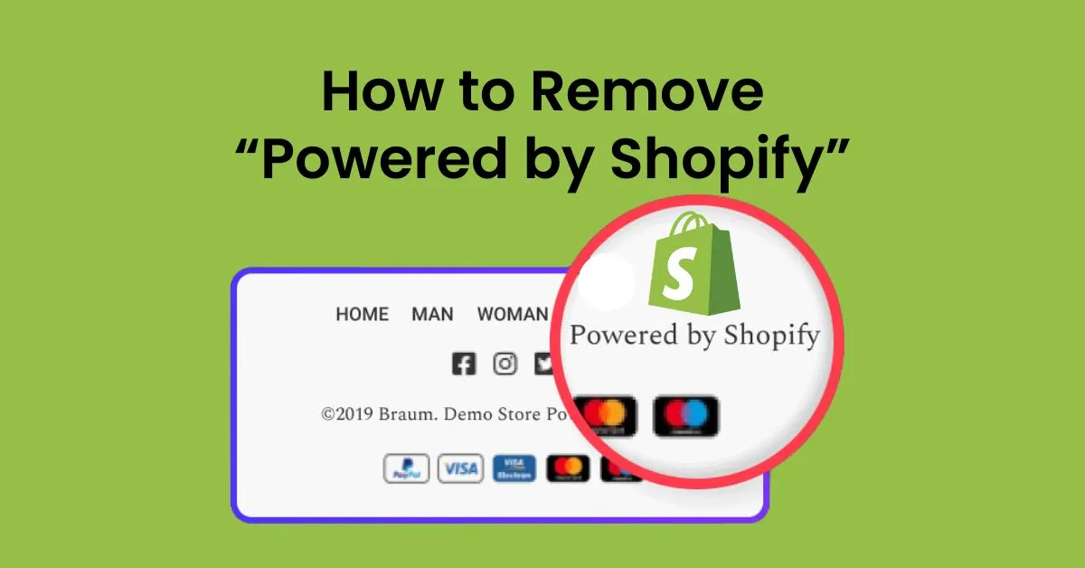 How to Remove Powered by Shopify: 2 Simple Methods (2025)