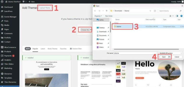 Installing Eduma Theme on WordPress: Step-By-Step Guide