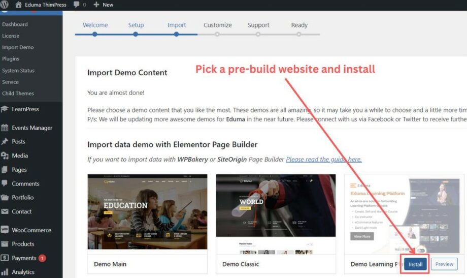 Installing Eduma Theme on WordPress: Step-By-Step Guide