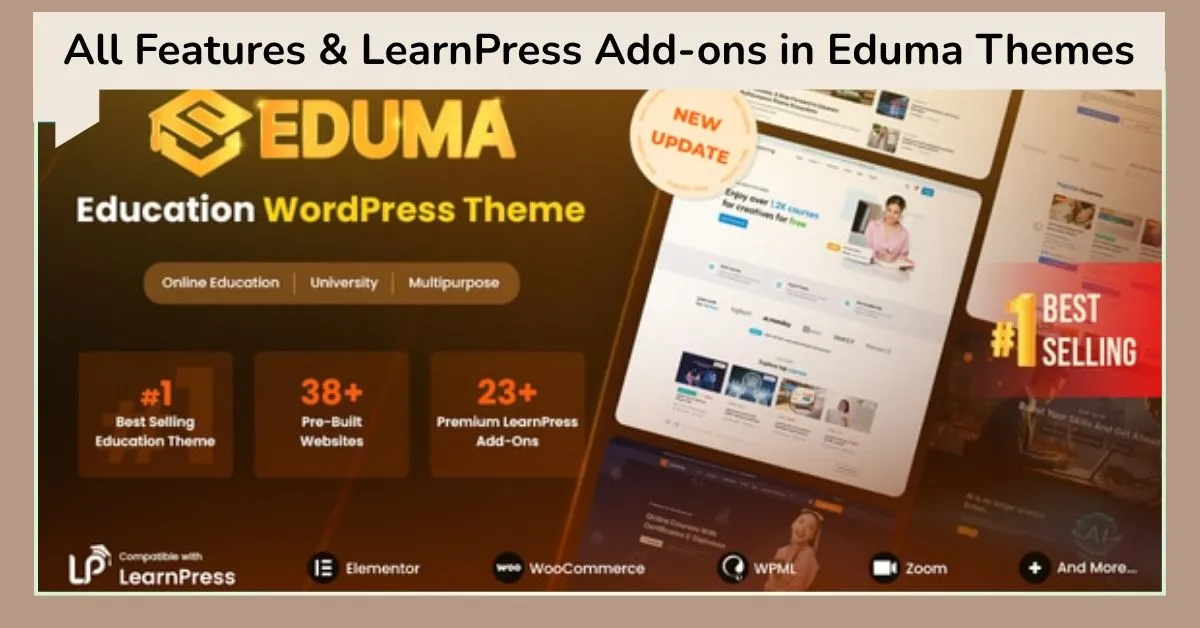 All Features and LearnPress Add-ons in Eduma Themes - 2026